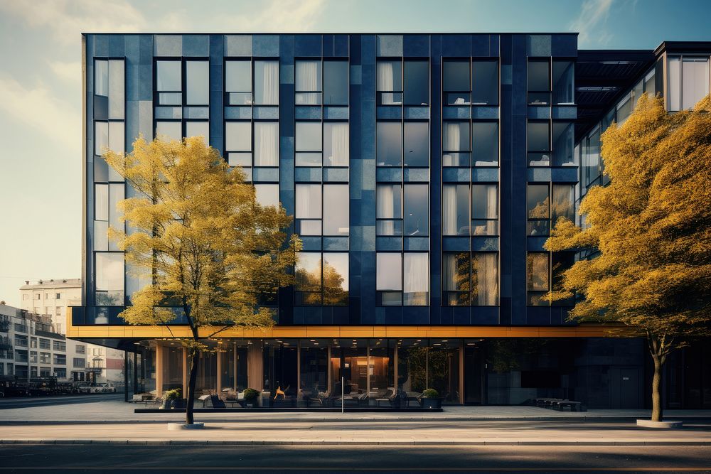 Modern hotel exterior city architecture | Free Photo - rawpixel