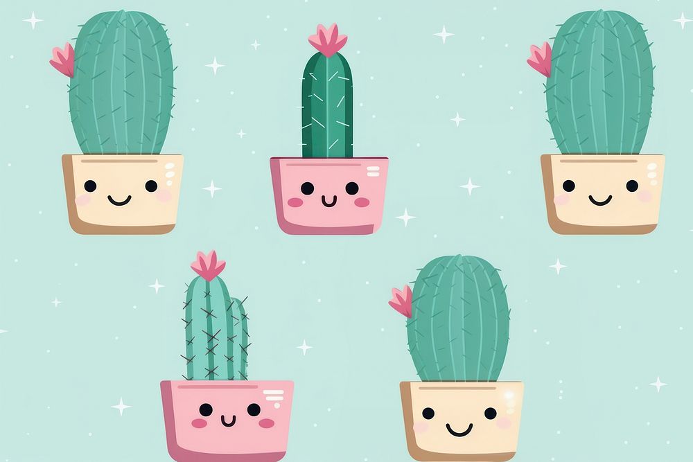 Happy cactus plant anthropomorphic representation. | Free Photo ...