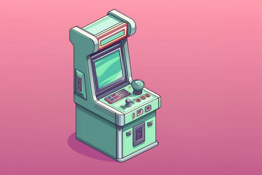 Simple arcade game machine isolated | Premium Photo Illustration - rawpixel