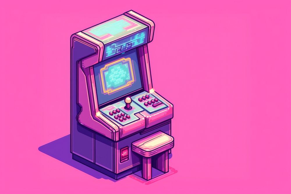 Simple arcade game machine isolated | Premium Photo Illustration - rawpixel