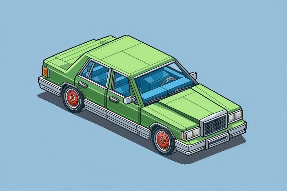 Simple sedan car isolated vehicle | Premium Photo Illustration - rawpixel
