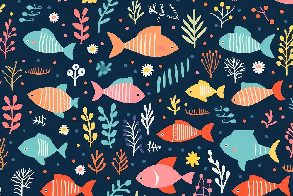 Pattern fish backgrounds underwater | Free Photo Illustration - rawpixel