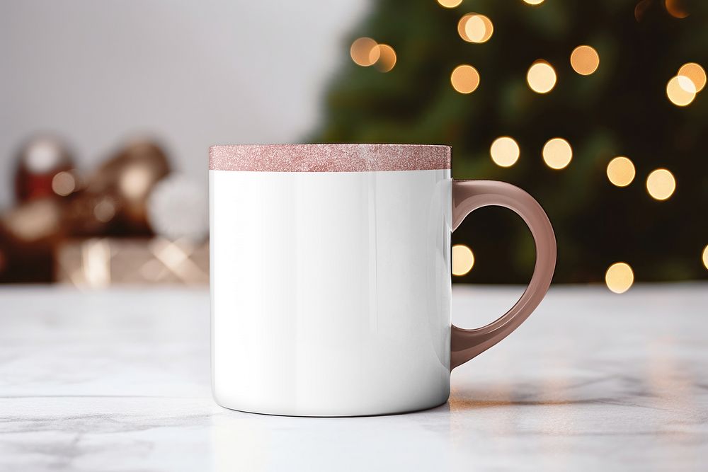 Christmas coffee mug design space | Premium Photo - rawpixel