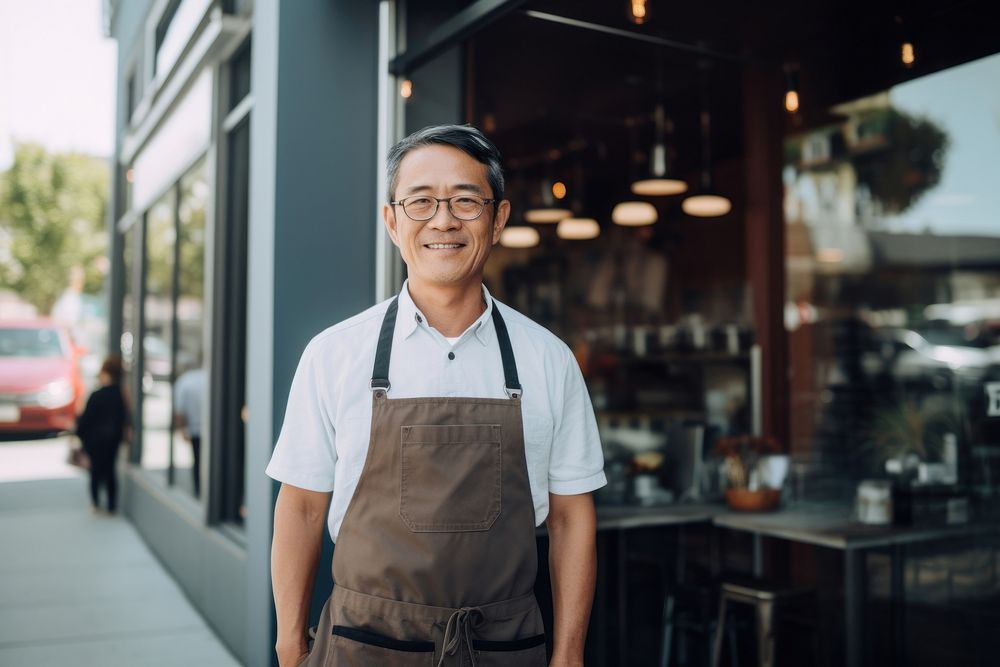 Happy middle age asian man | Premium Photo - rawpixel