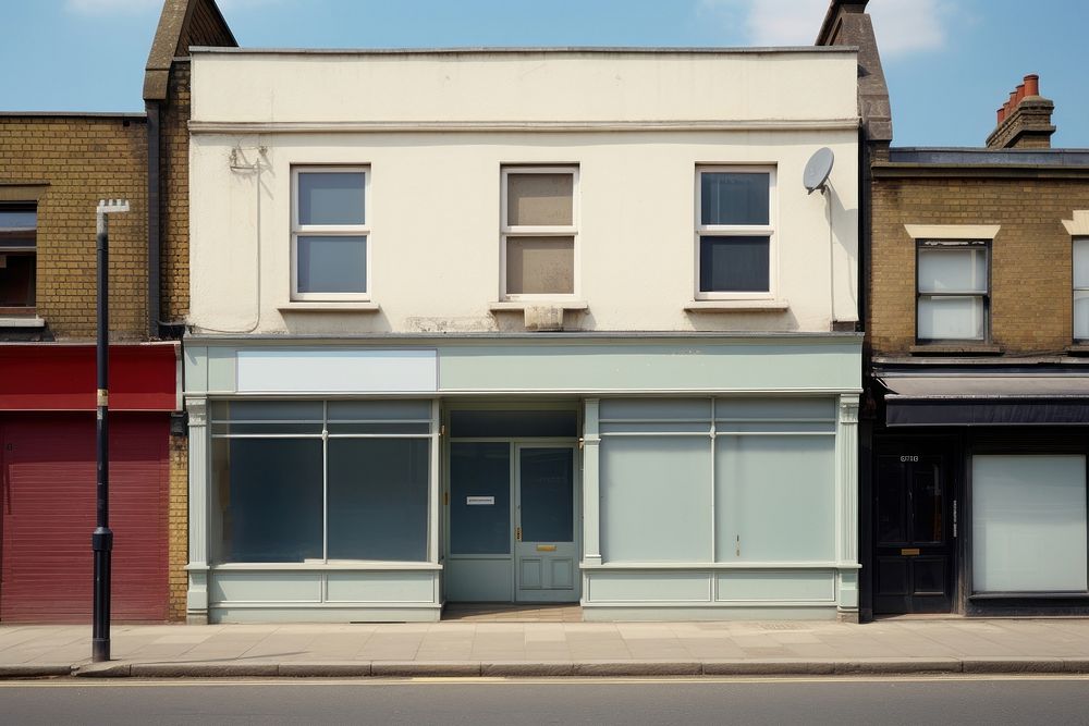 Empty shop architecture building window. | Free Photo - rawpixel