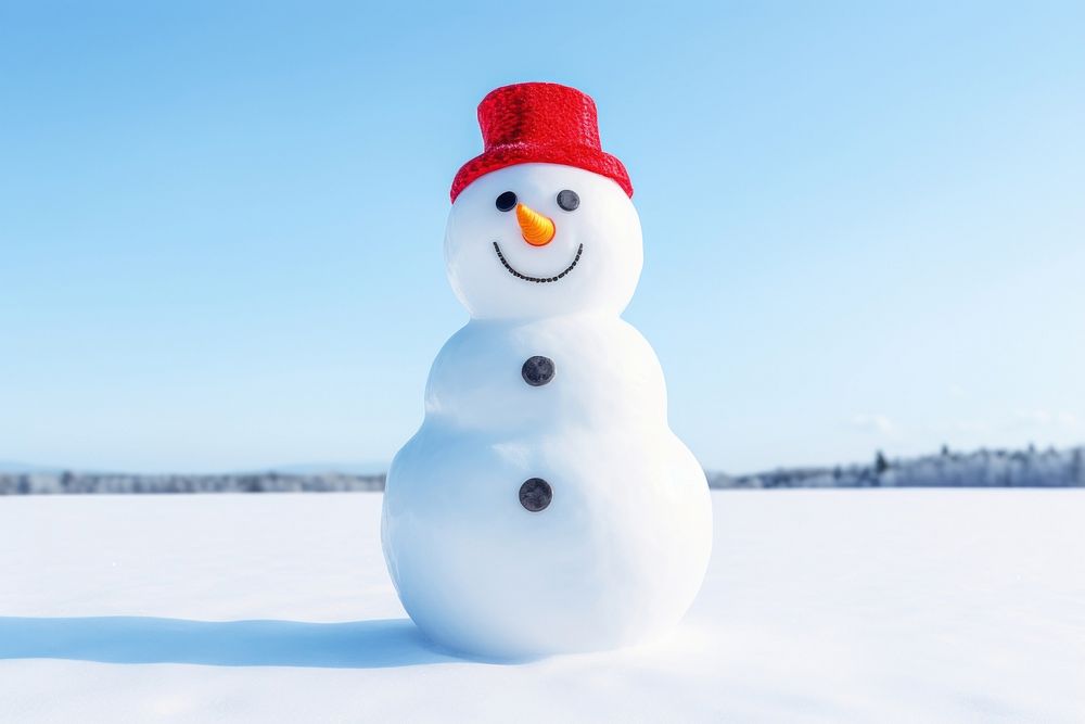snowman landscape outdoors holiday. AI | Premium Photo - rawpixel