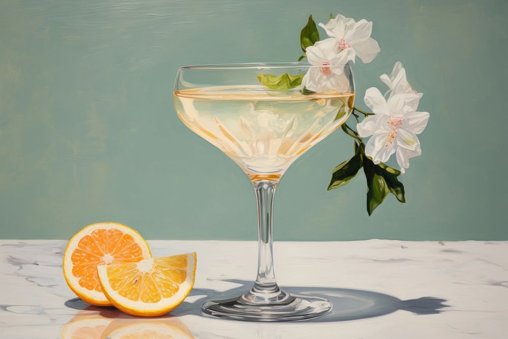 Summer cocktail martini drink fruit. | Premium Photo Illustration ...