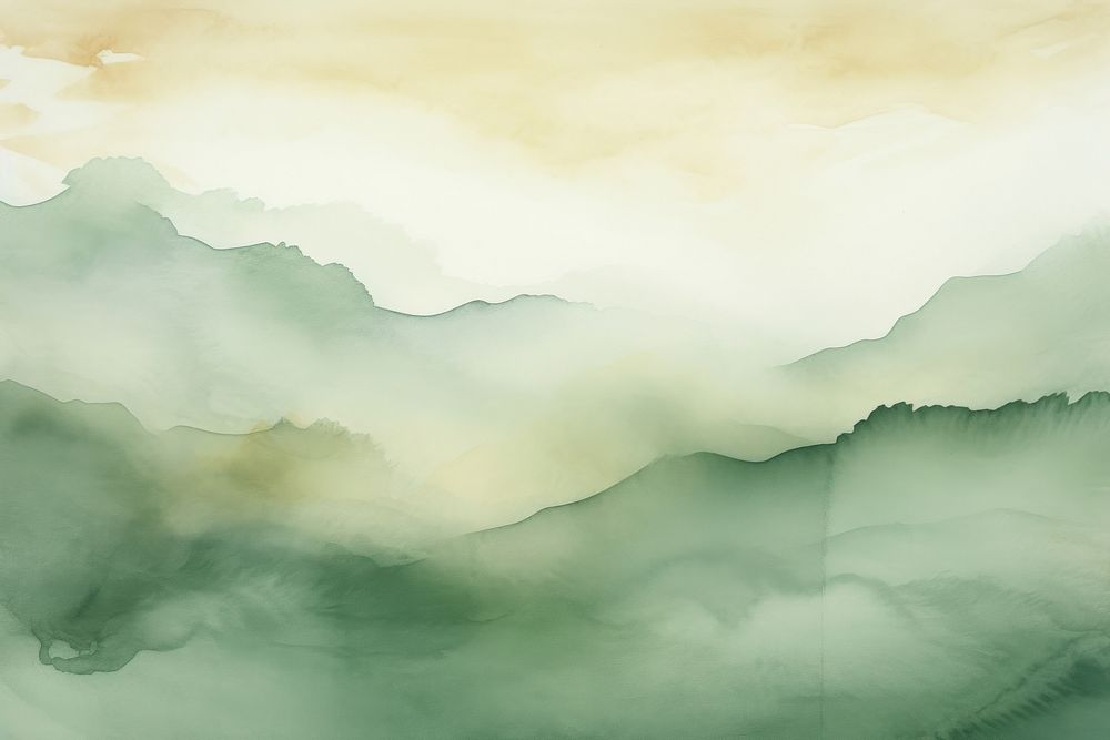 muted green watercolor background backgrounds | Premium Photo ...