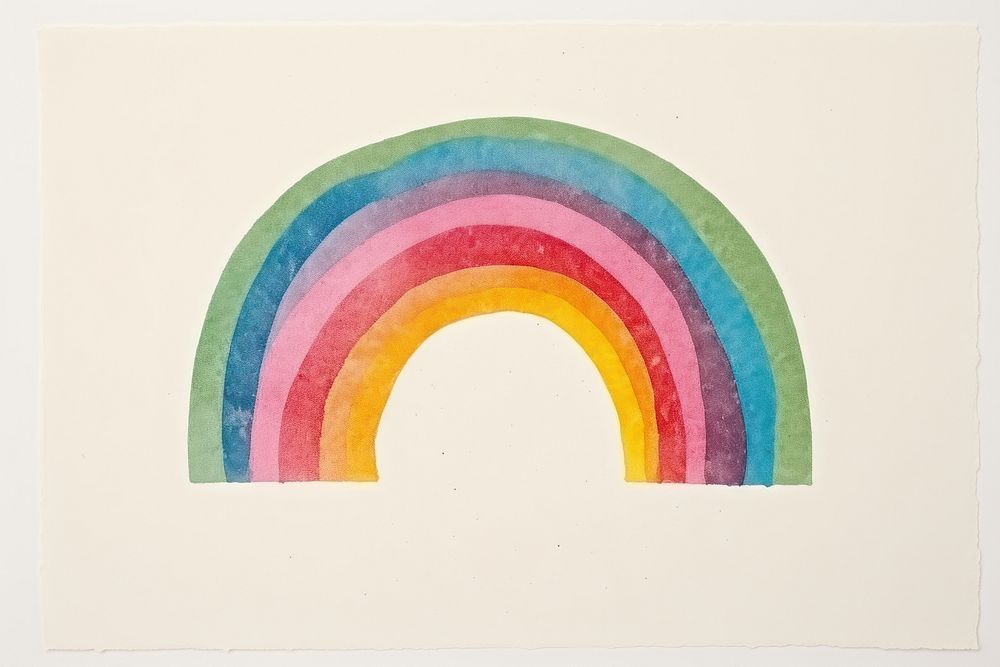 Rainbow painting art creativity. AI | Premium Photo Illustration - rawpixel