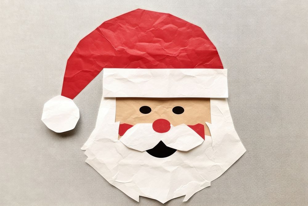 Santa claus paper craft art. | Free Photo Illustration - rawpixel