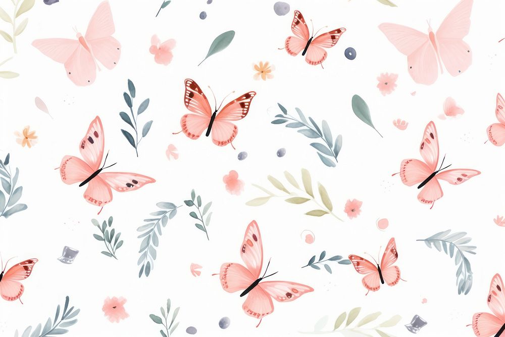 Butterfly pattern backgrounds wallpaper. AI | Free Photo Illustration - rawpixel
