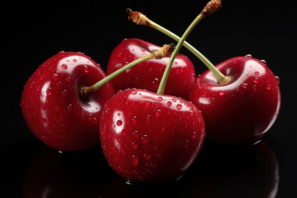 Cherry fruit apple plant | Free Photo - rawpixel