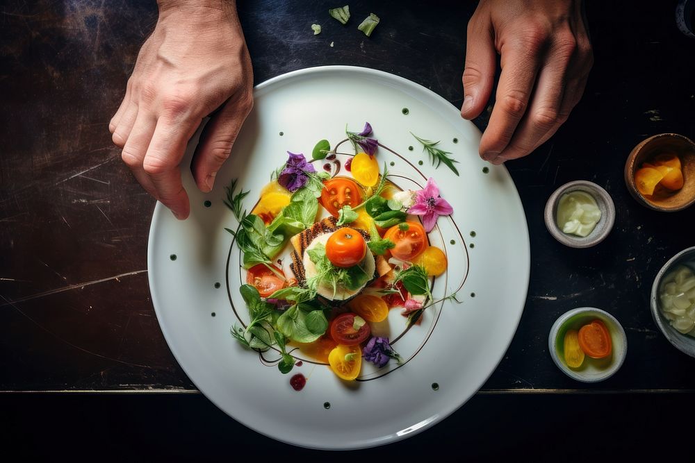 Food photography restaurant plate dish. | Premium Photo - rawpixel