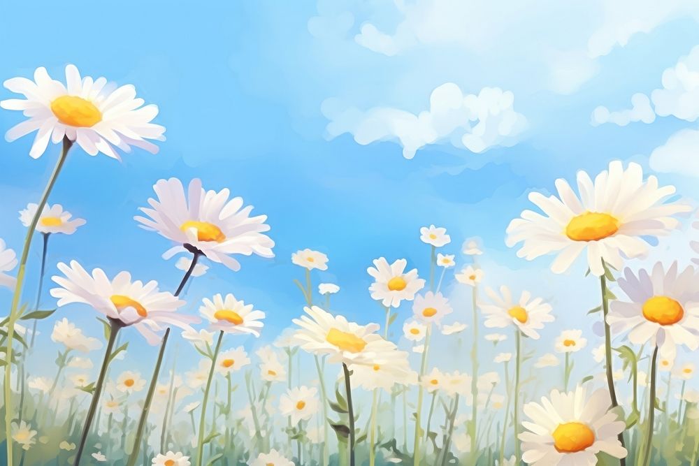 Cute background daisy backgrounds outdoors | Free Photo Illustration ...