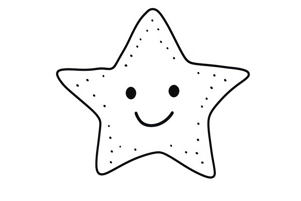 Minimal illustration cute star drawing | Free Photo Illustration - rawpixel