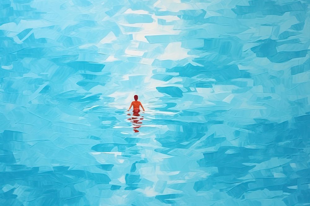 Swimming sports abstract pool. AI | Free Photo Illustration - rawpixel