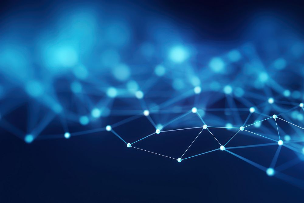 Network communications backgrounds blue futuristic | Free Photo ...