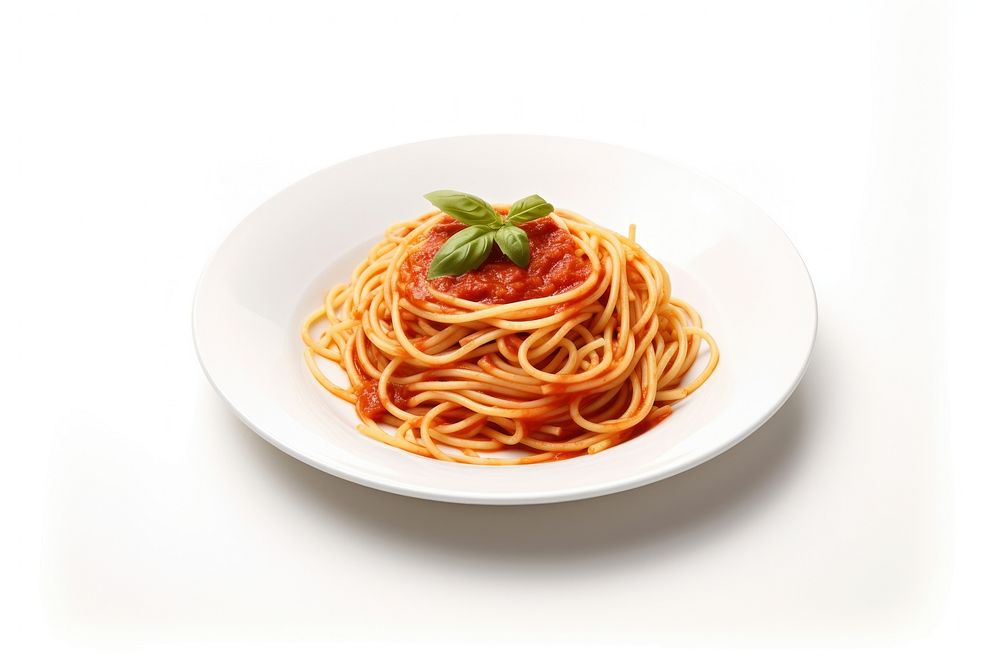 Spaghetti plate pasta food. | Free Photo - rawpixel