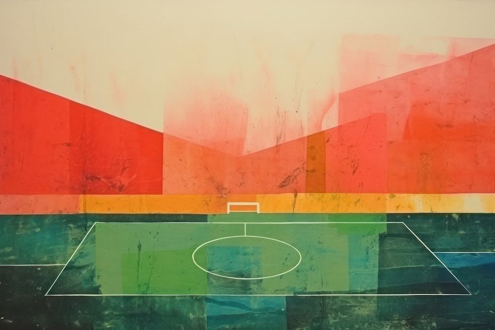 Football field abstract sports art. | Premium Photo Illustration - rawpixel