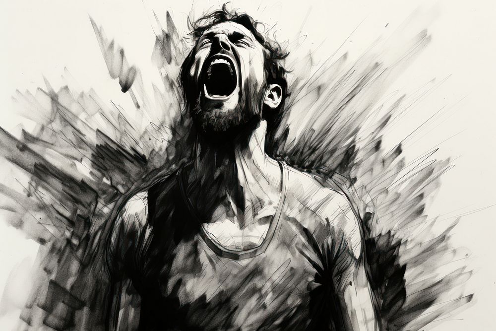 Man sketch drawing adult. | Free Photo Illustration - rawpixel