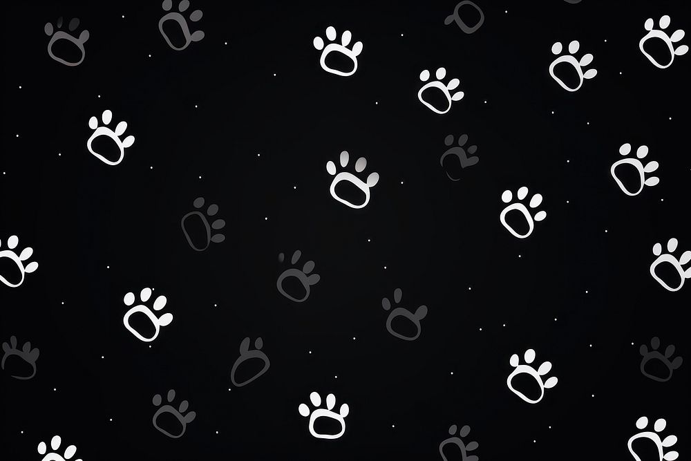Dog paw prints backgrounds pattern | Free Photo Illustration - rawpixel