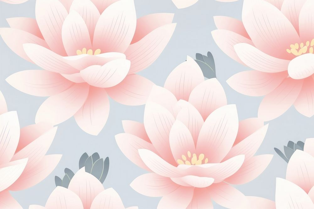 Lotus flower pattern backgrounds wallpaper. | Free Photo Illustration ...