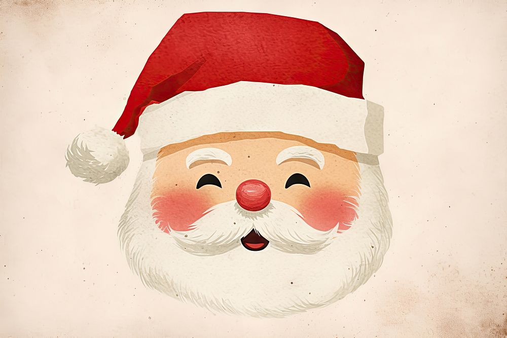 Santa claus face representation celebration | Free Photo Illustration ...