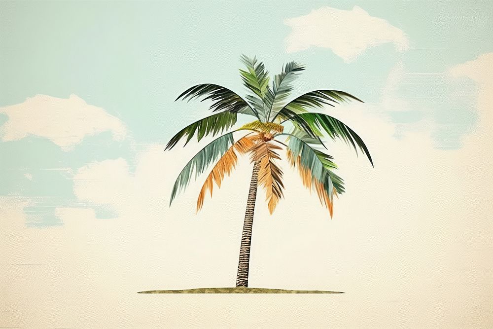 Palm tree plant tranquility arecaceae. | Free Photo Illustration - rawpixel
