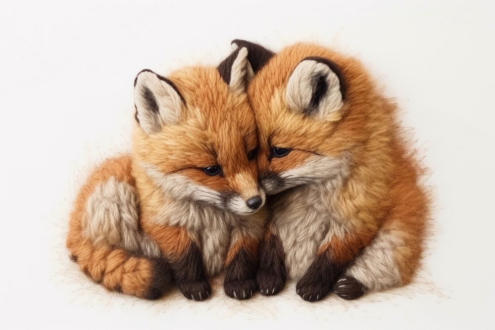 Red fox hugging wildlife animal | Free Photo - rawpixel
