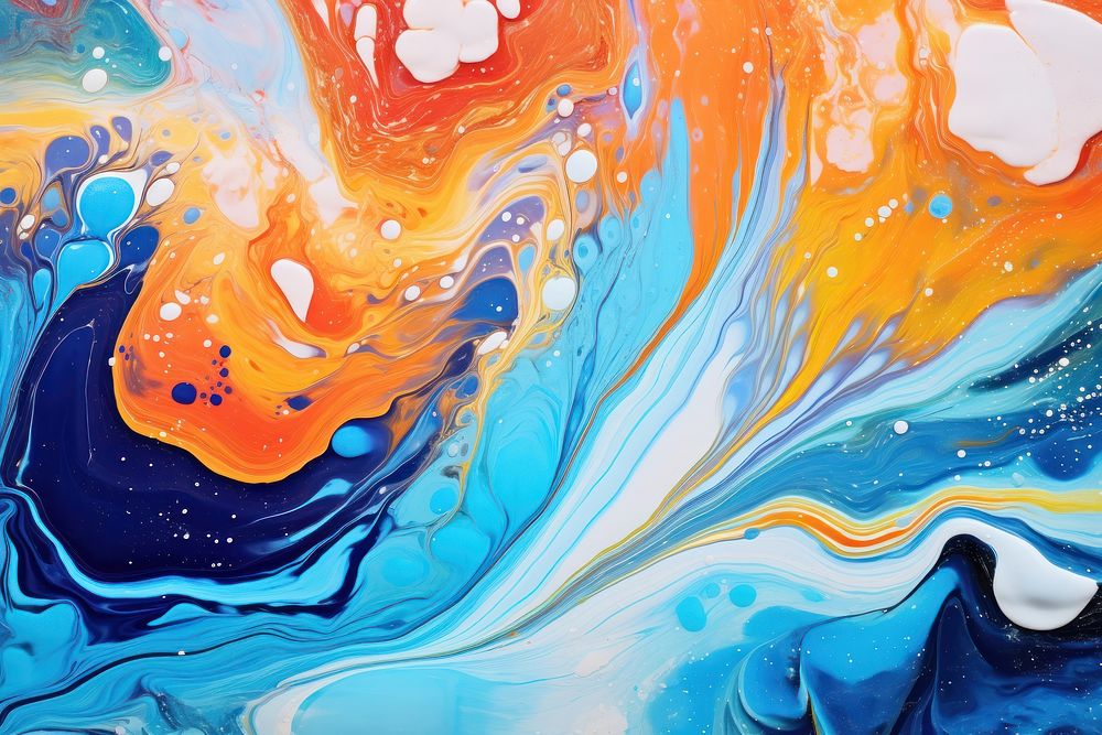 Abstract liquid acrylic painting art | Premium Photo Illustration ...