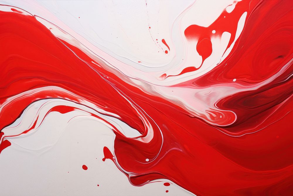 Red and white acrylic abstract | Free Photo Illustration - rawpixel