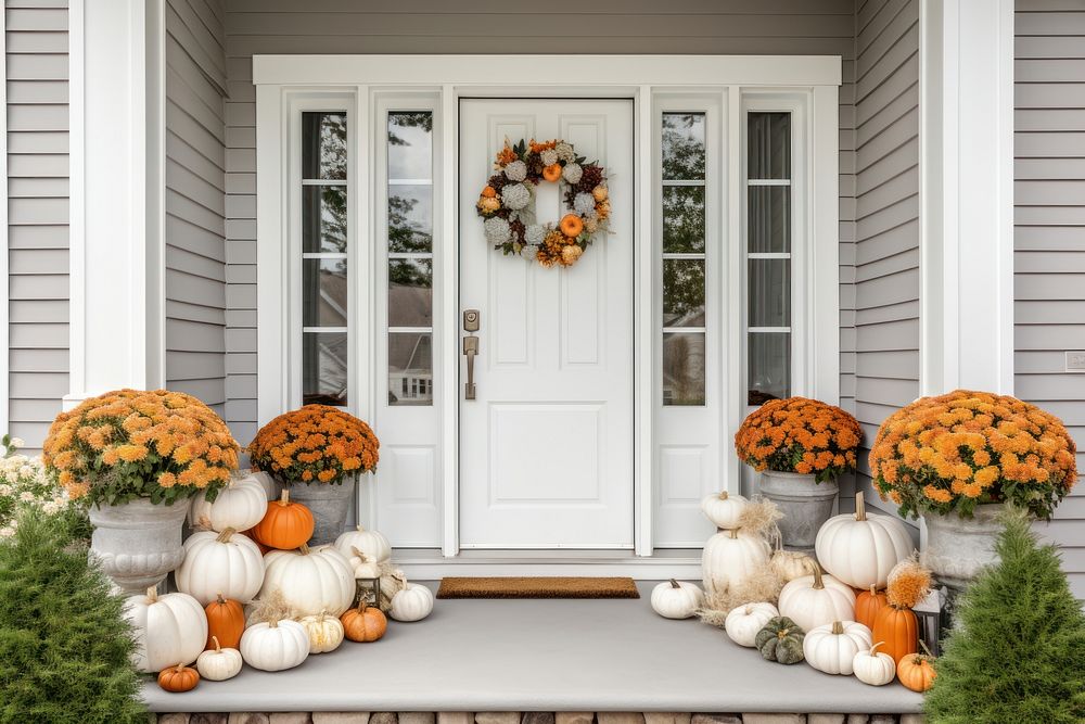Pumpkin door architecture decoration. | Free Photo - rawpixel
