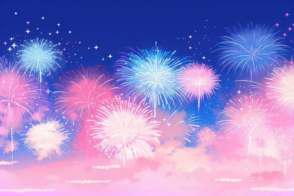 Fireworks fireworks backgrounds outdoors. | Free Photo Illustration - rawpixel