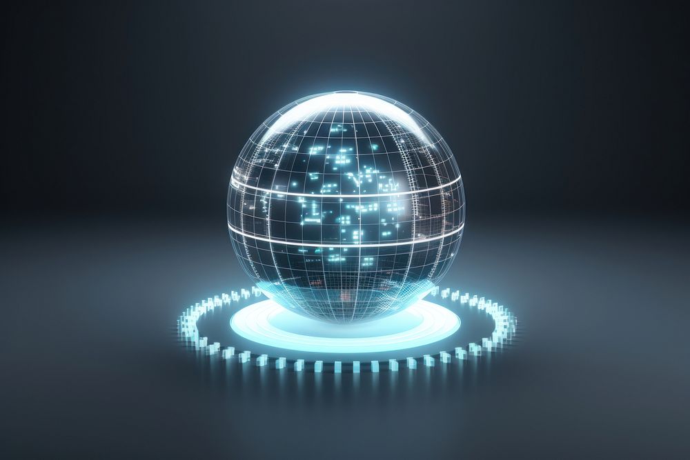 Globe technology sphere planet. | Premium Photo - rawpixel