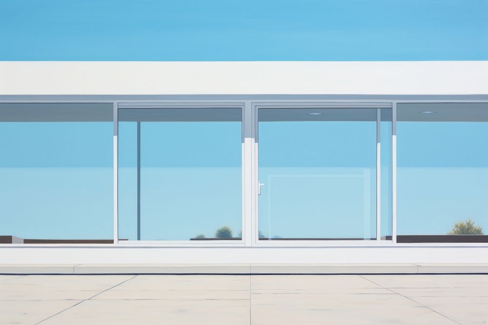 Building architecture window glass. AI | Premium Photo Illustration ...