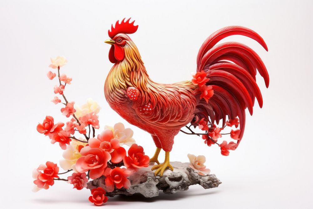 Chinese chicken statue. | Free Photo - rawpixel