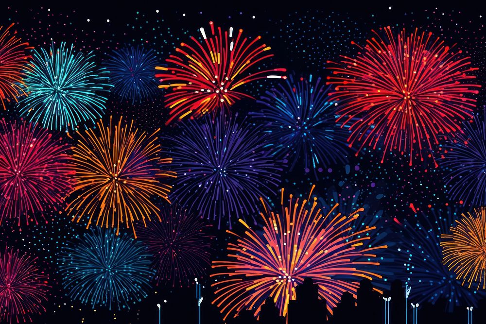 Fireworks background pattern backgrounds outdoors | Free Photo ...