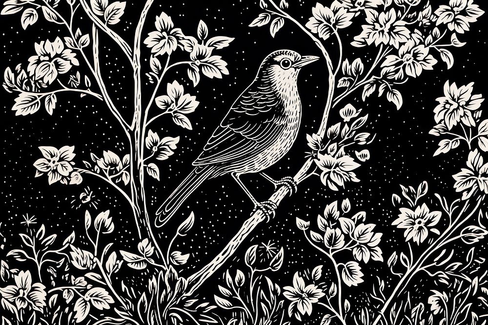 Bird pattern black creativity. | Premium Photo Illustration - rawpixel