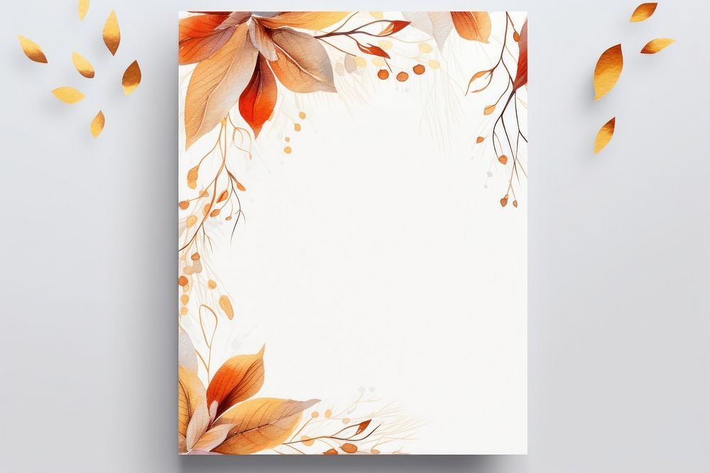 Autumn pattern autumn paper. | Premium Photo - rawpixel