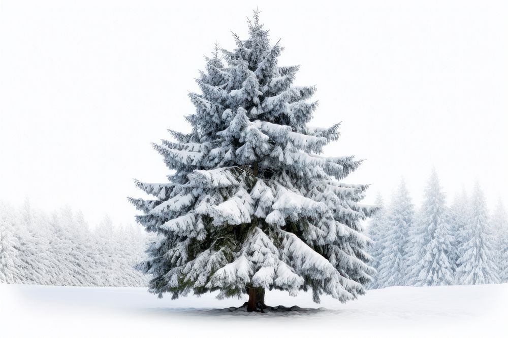 Evergreen Tree tree snow outdoors. | Premium Photo - rawpixel