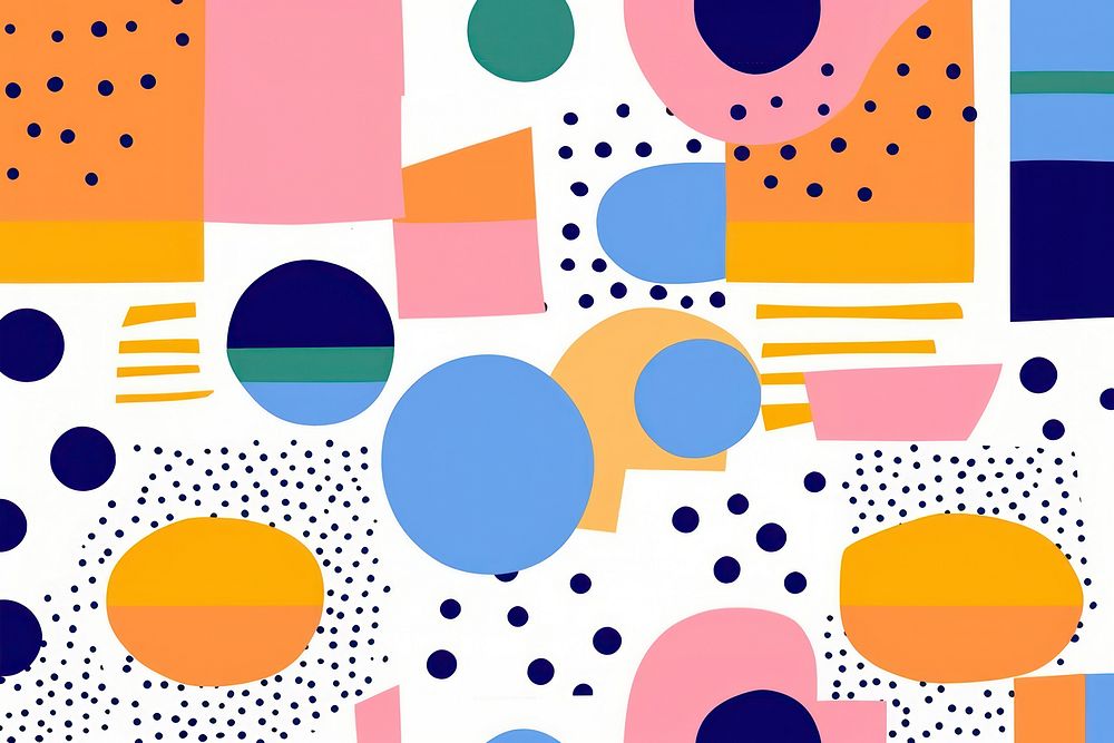 Geometric color blocked pattern shape | Free Photo Illustration - rawpixel