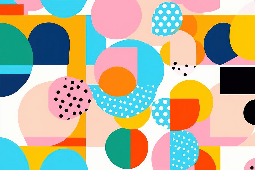 Geometric color blocked pattern shape | Premium Photo Illustration ...