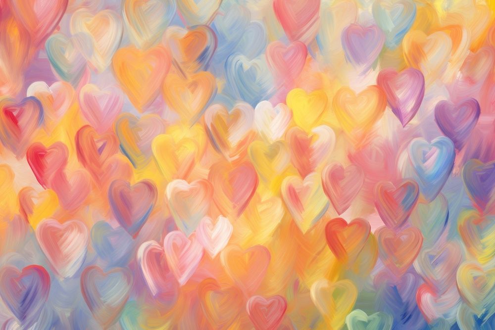 Abstract heart pattern painting backgrounds | Premium Photo ...
