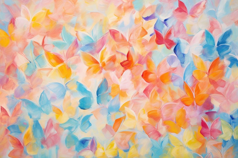 Colorful abstract butterfly pattern painting | Premium Photo ...
