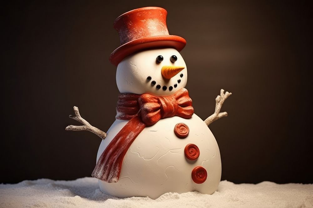 Christmas snowman winter anthropomorphic. AI | Free Photo - rawpixel