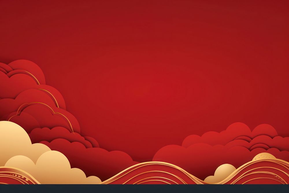 Red Gold Frame Background backgrounds | Free Photo Illustration - rawpixel