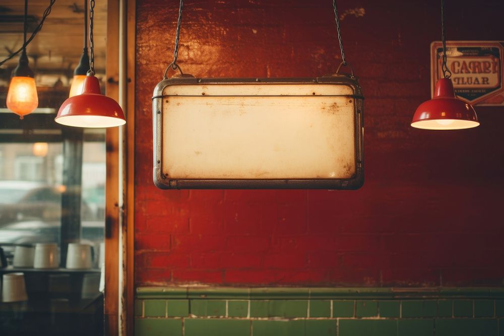 Vintage sign lighting architecture illuminated | Free Photo - rawpixel