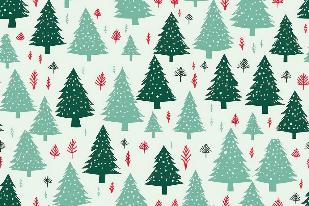Christmas tree christmas backgrounds pattern. | Free Photo Illustration ...