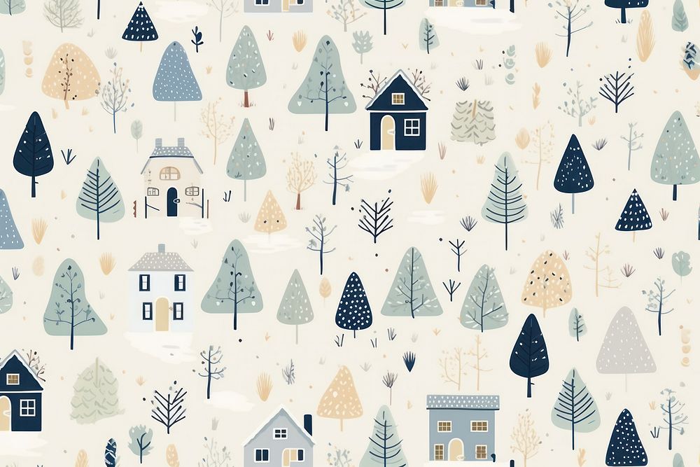 Cozy home pattern backgrounds wallpaper. | Free Photo Illustration ...