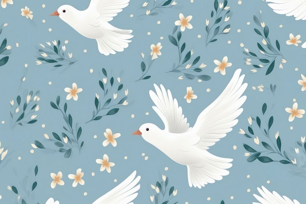 Dove pattern backgrounds wallpaper. | Premium Photo Illustration - rawpixel